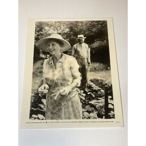 Warner Bros. | Wall Decor | Jessica Tandy Signed Autograph Original ...